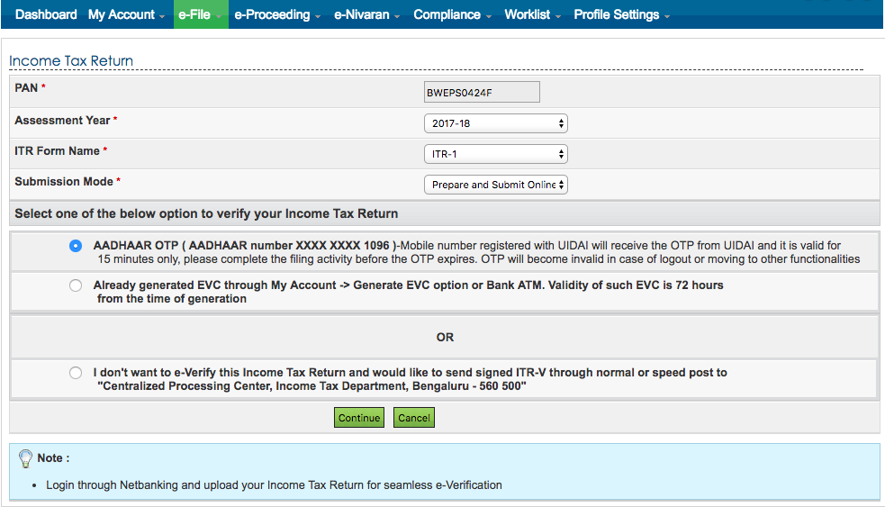 How To File Income Tax Return For Salaried Employee Using Itr 1
